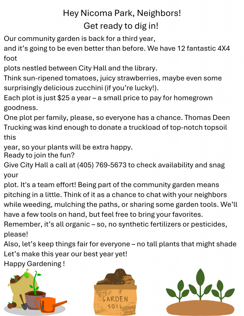 Community Activities | City of Nicoma Park